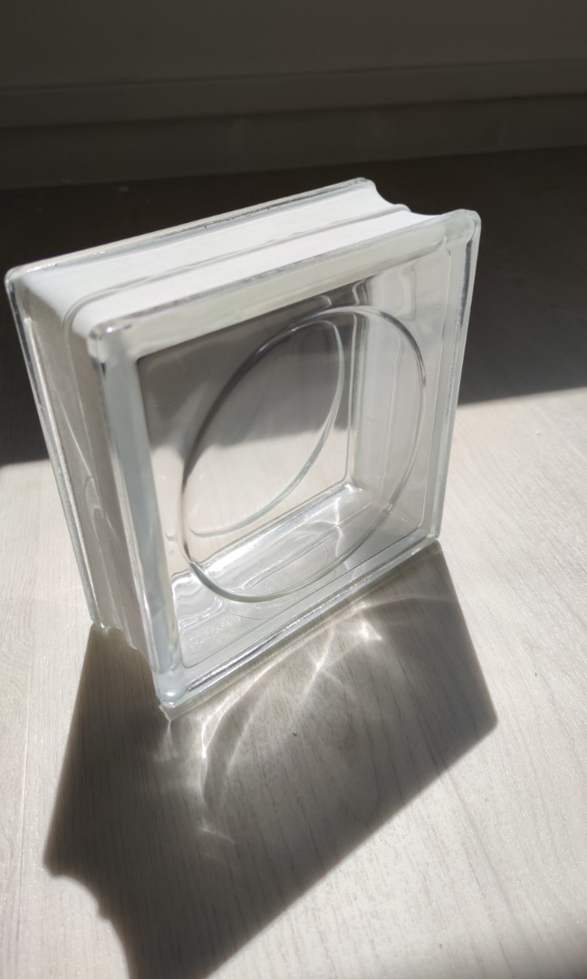 Glassblocks (Clear glass blocks with circle emboss), Furniture & Home ...