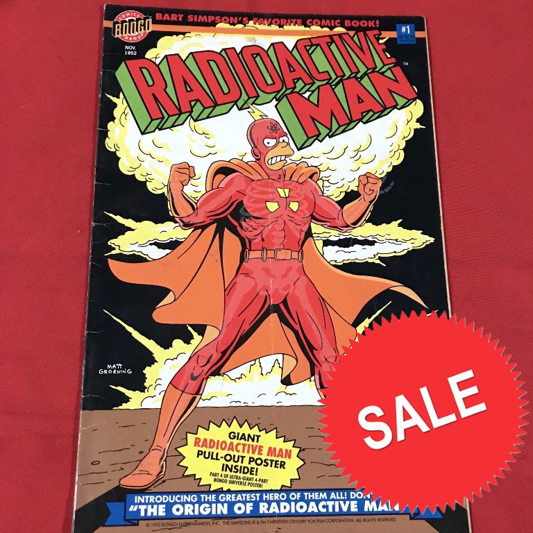 Collectible Simpsons Comics: Radioactive Man #1 The Origins of ...