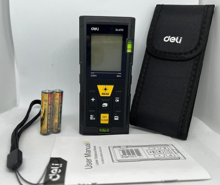 Deli Laser Distance Meter Rangefinders | Laser meter 80M EDL4170 ...