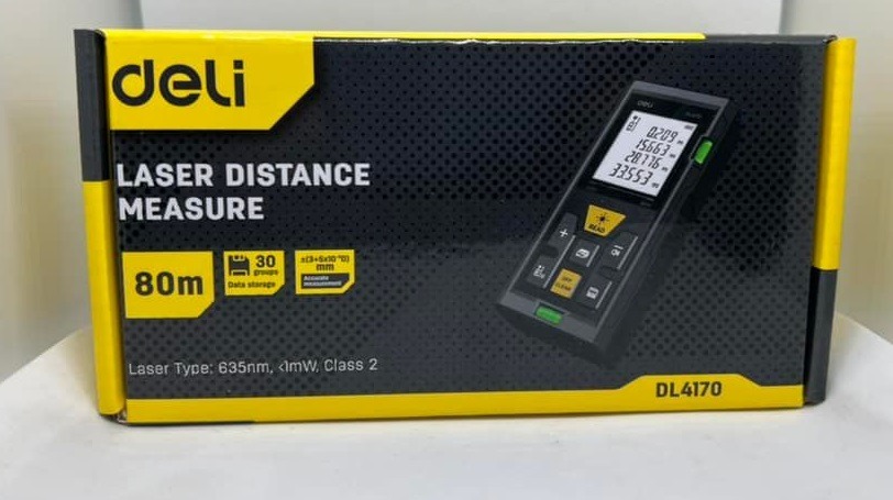 Deli Laser Distance Meter Rangefinders | Laser meter 80M EDL4170 ...