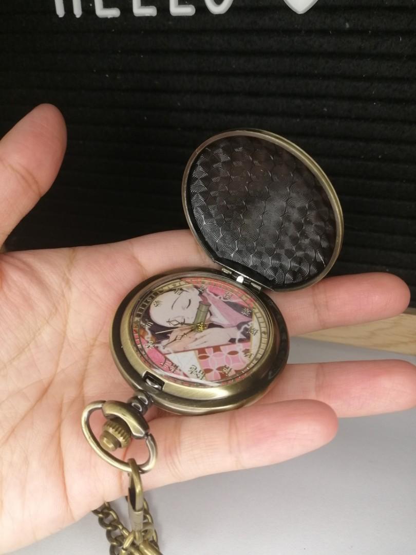 Demon slayer nezuko pocket watch, Hobbies & Toys, Memorabilia ...