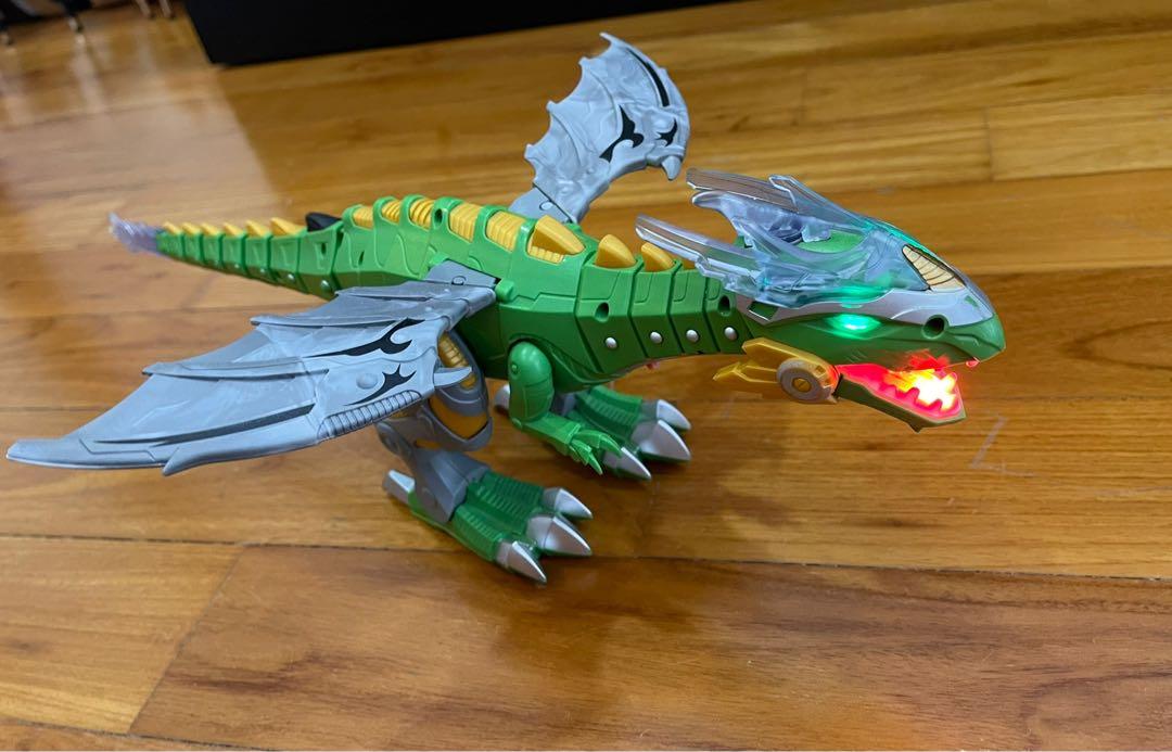 Dragon Toy (Battery operated to Walk, Roar & Light Up), Hobbies & Toys ...