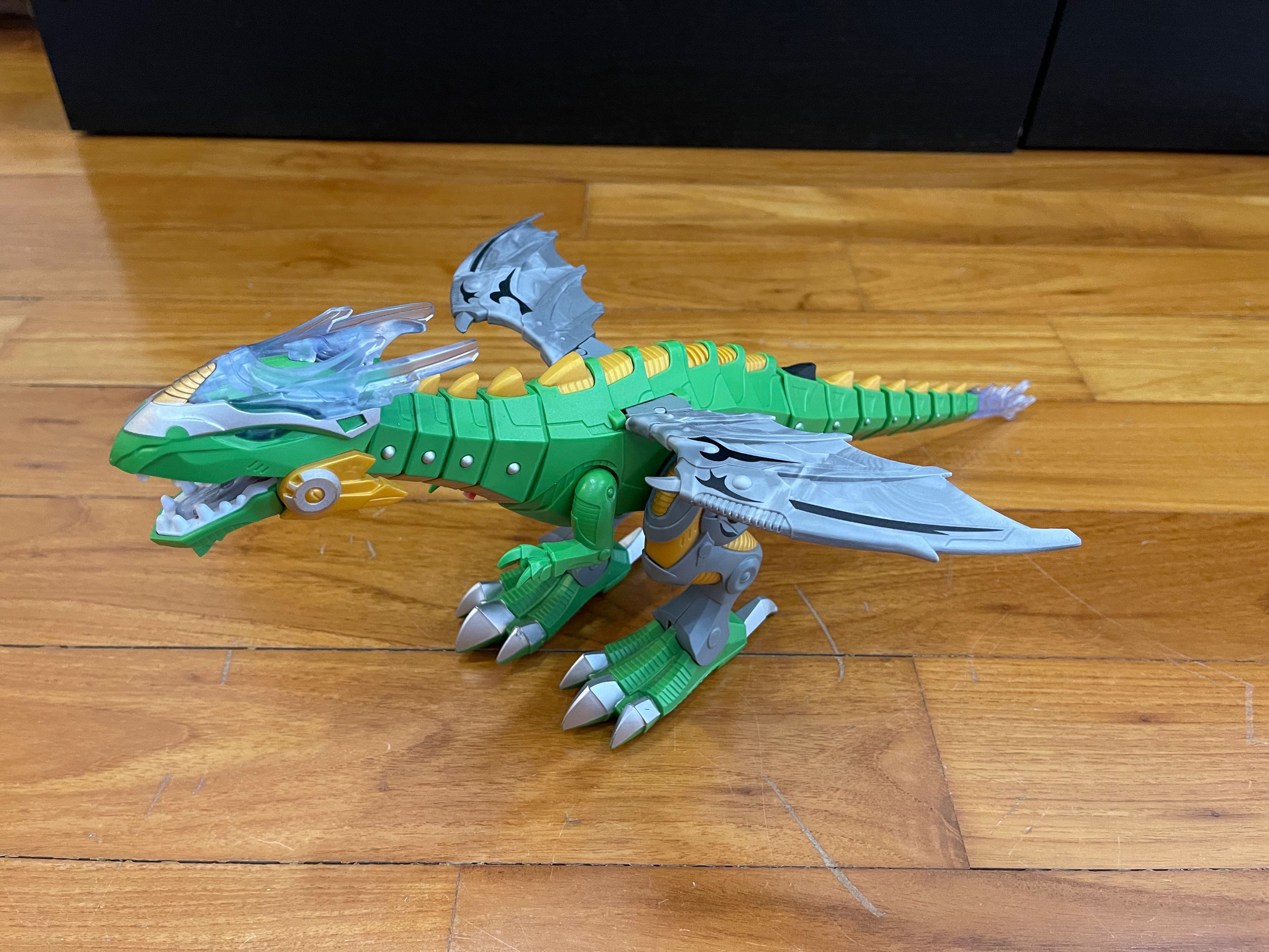 Dragon Toy (Battery operated to Walk, Roar & Light Up), Hobbies & Toys ...