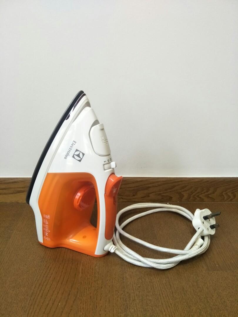 Electrolux Orange Steam Iron, TV & Home Appliances, Irons & Steamers on ...
