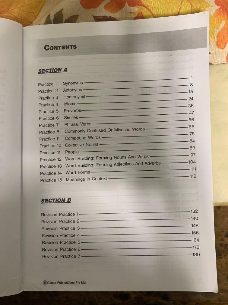 English Vocabulary Practice Book, Hobbies & Toys, Books & Magazines ...