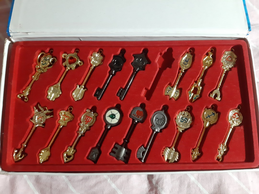 Fairy Tail Lucy's Keys, Hobbies & Toys, Memorabilia & Collectibles, Fan ...
