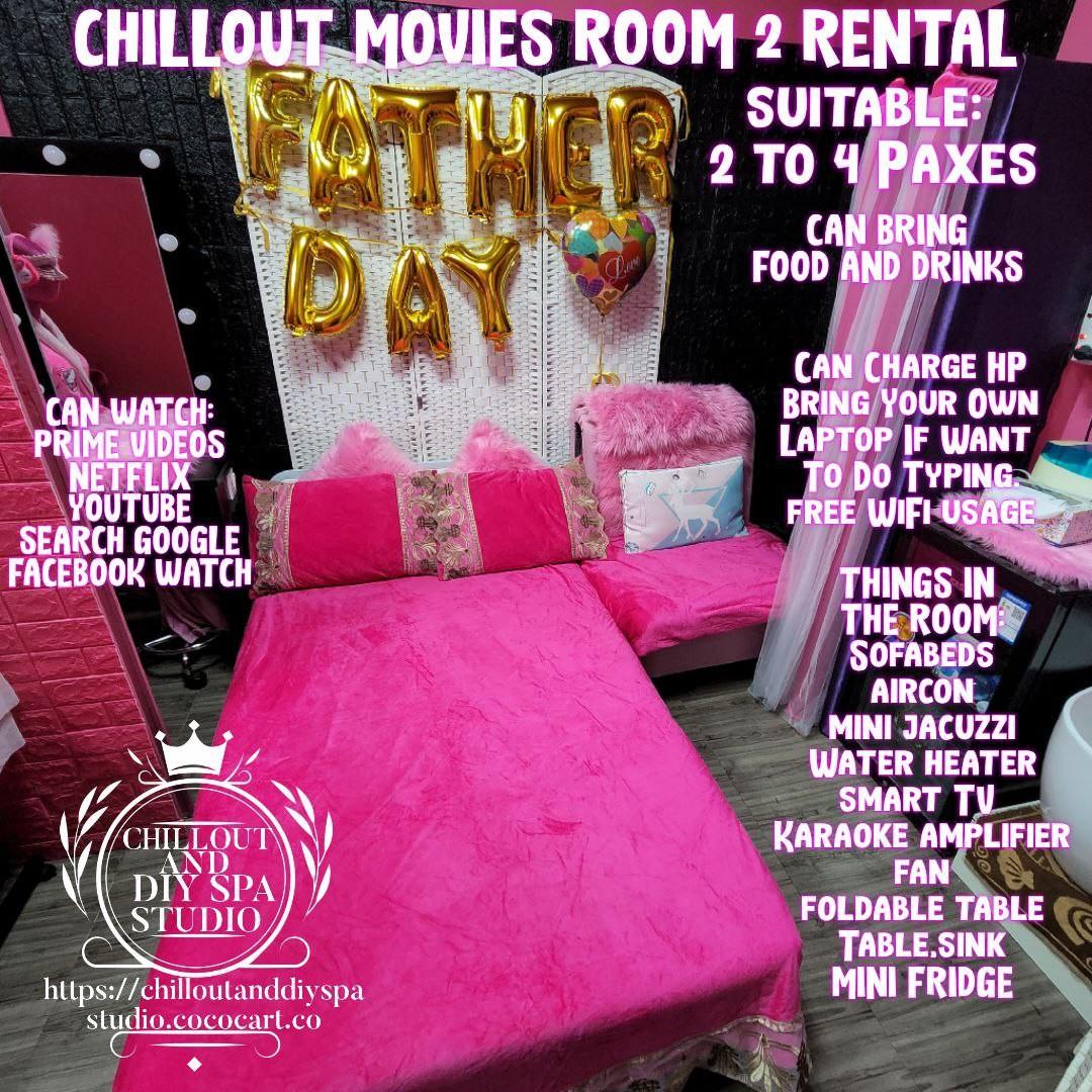 Chillout Studio Party Room Package(Free & Easy). Rental Include Movie ...