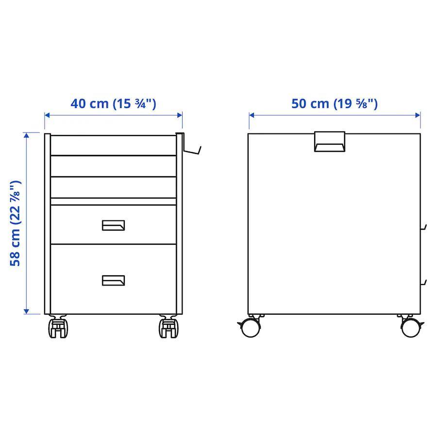 [FREE assembly] UPPSPEL IKEA Cabinet Pedestal, Furniture & Home Living ...