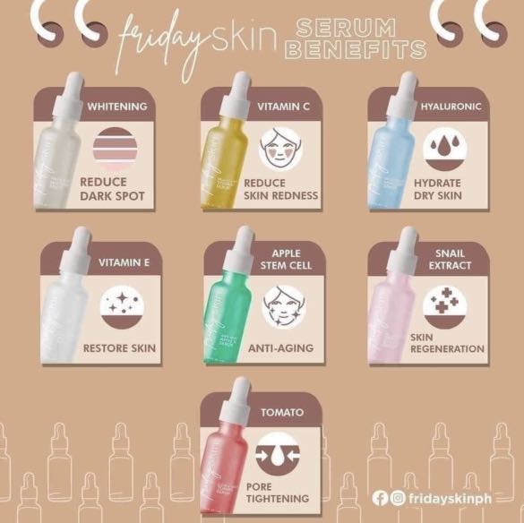 Friday Skin Serum, Beauty & Personal Care, Face, Face Care on Carousell