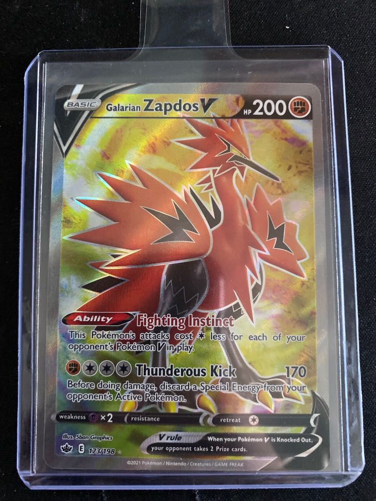 Galarian Zapdos V, Hobbies & Toys, Toys & Games on Carousell