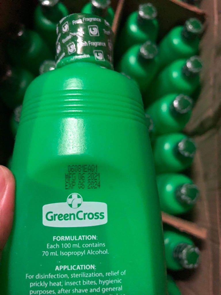 Green cross Alcohol, Beauty & Personal Care, Sanitizers & Disinfectants ...
