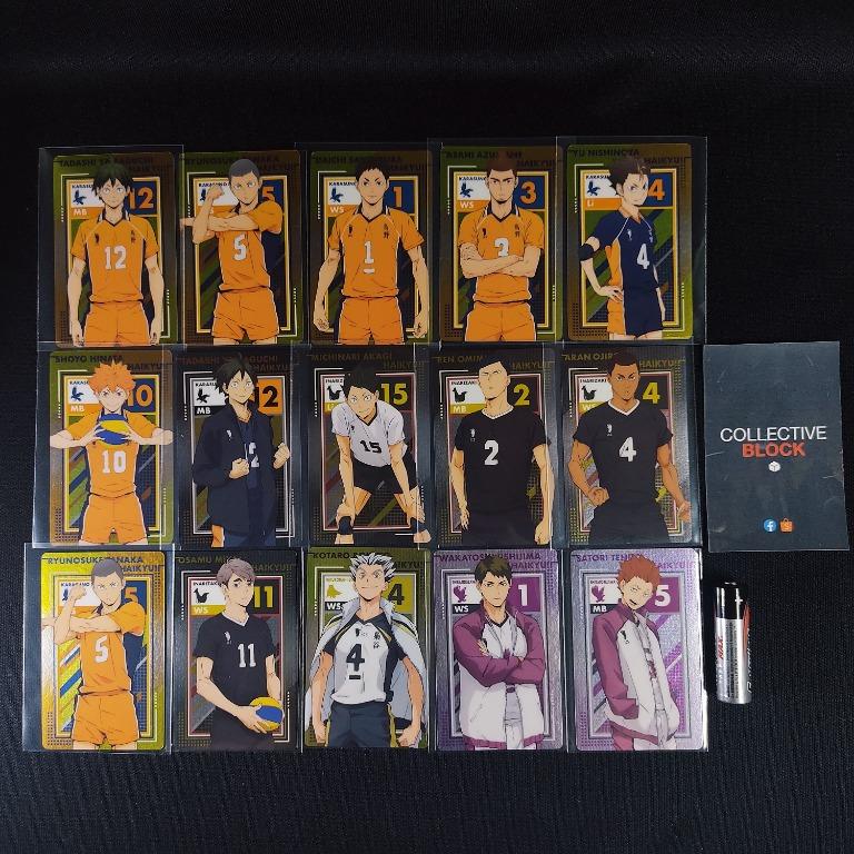 Haikyu Assorted Metal Cards, Hobbies & Toys, Toys & Games on Carousell