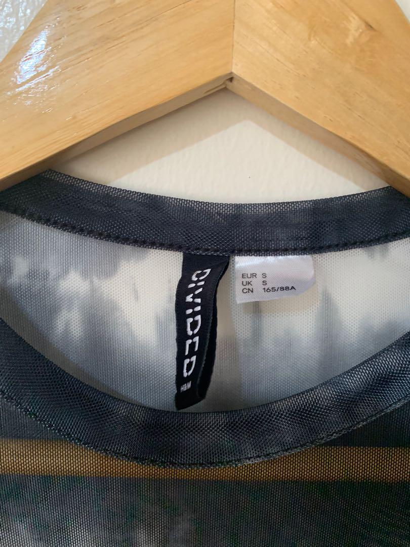 H&M Mesh Top, Women's Fashion, Tops, Longsleeves on Carousell