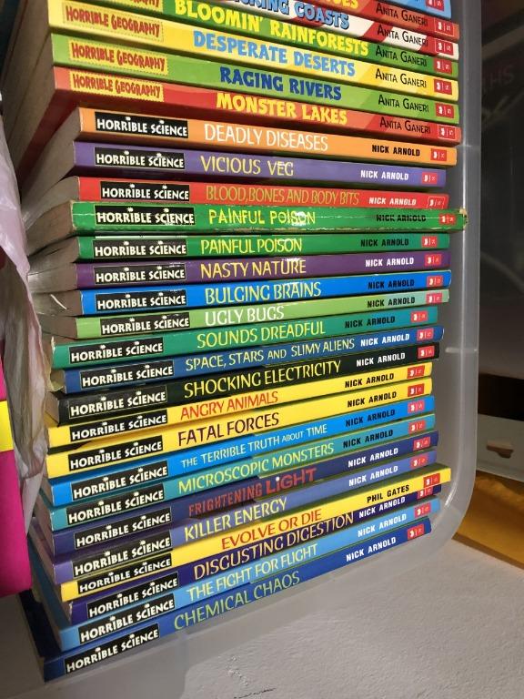 horrible histories horrible geography horrible science murderous maths ...