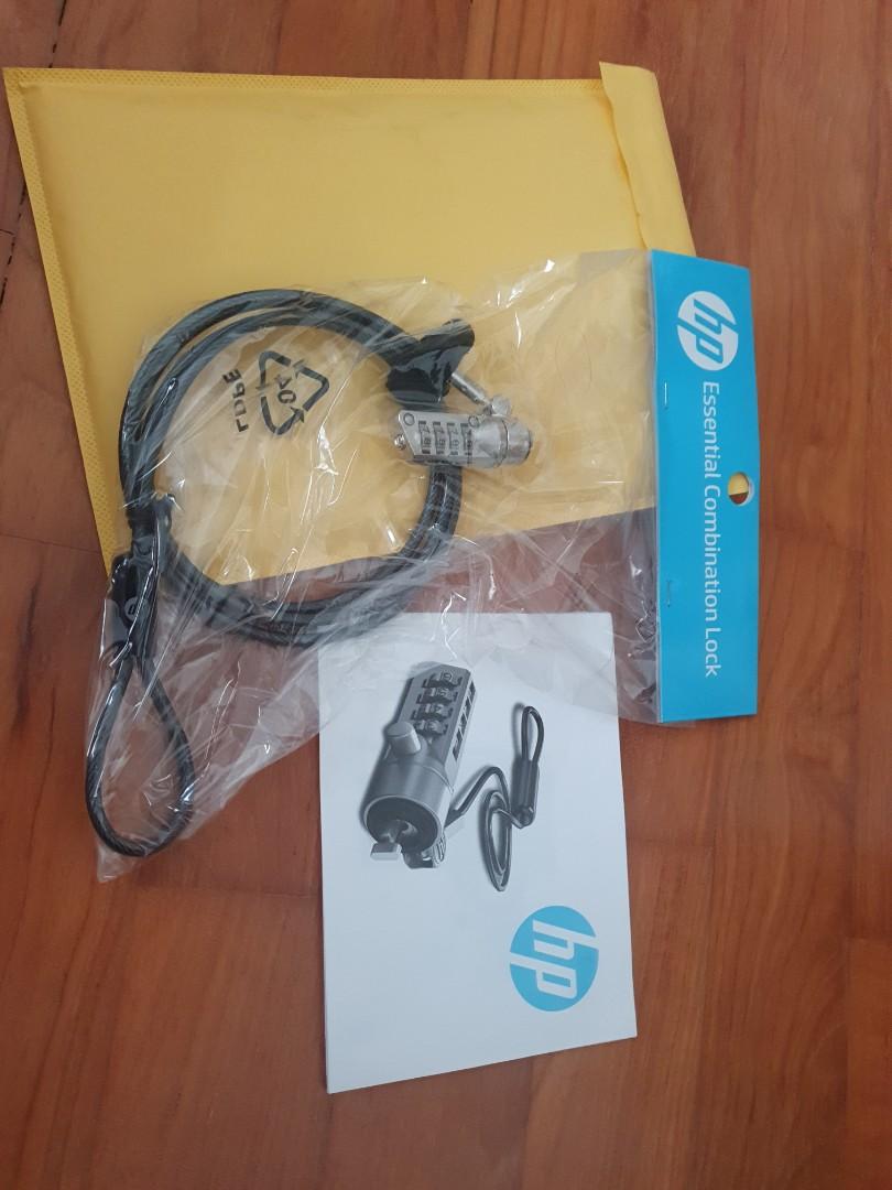 HP Essential combination lock, Computers & Tech, Parts & Accessories ...