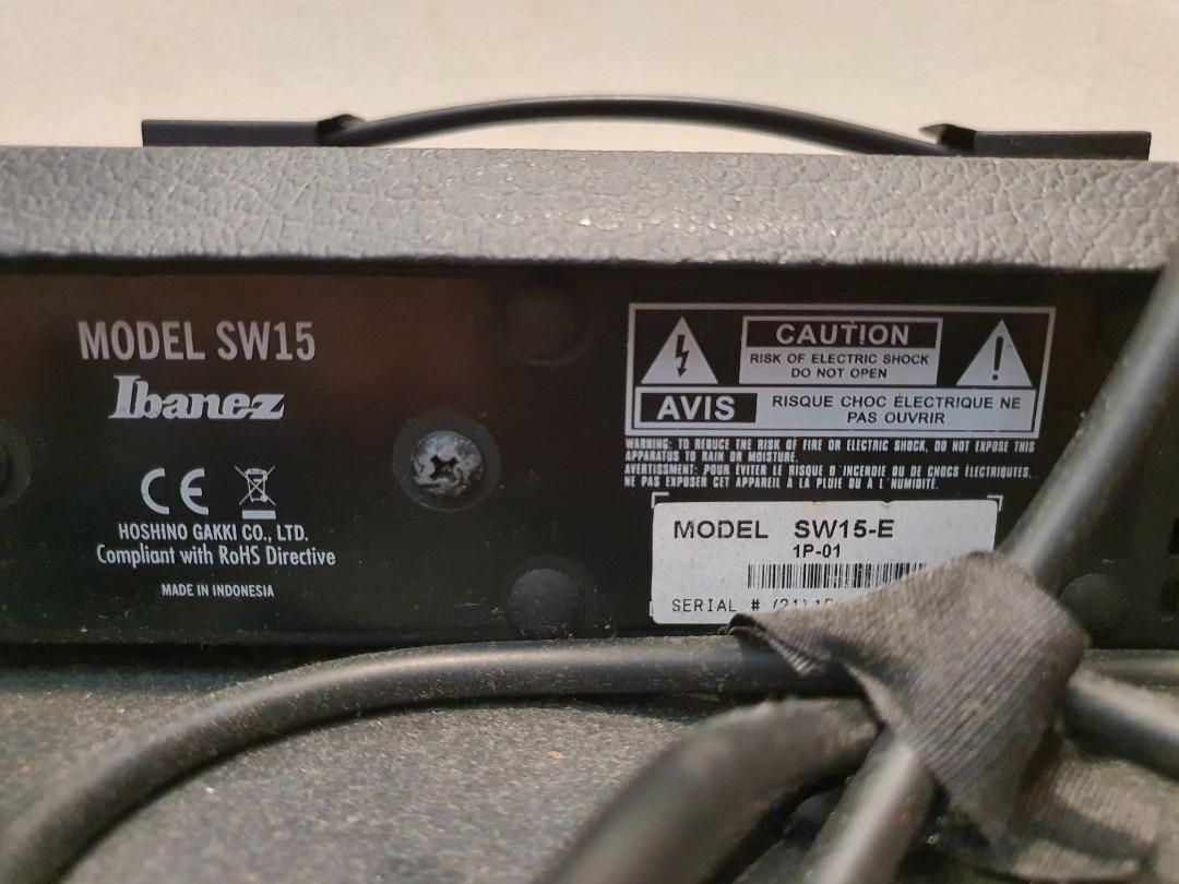 Ibanez Sound Wave 15 SW15 Bass Amplifier, Hobbies & Toys, Music & Media ...