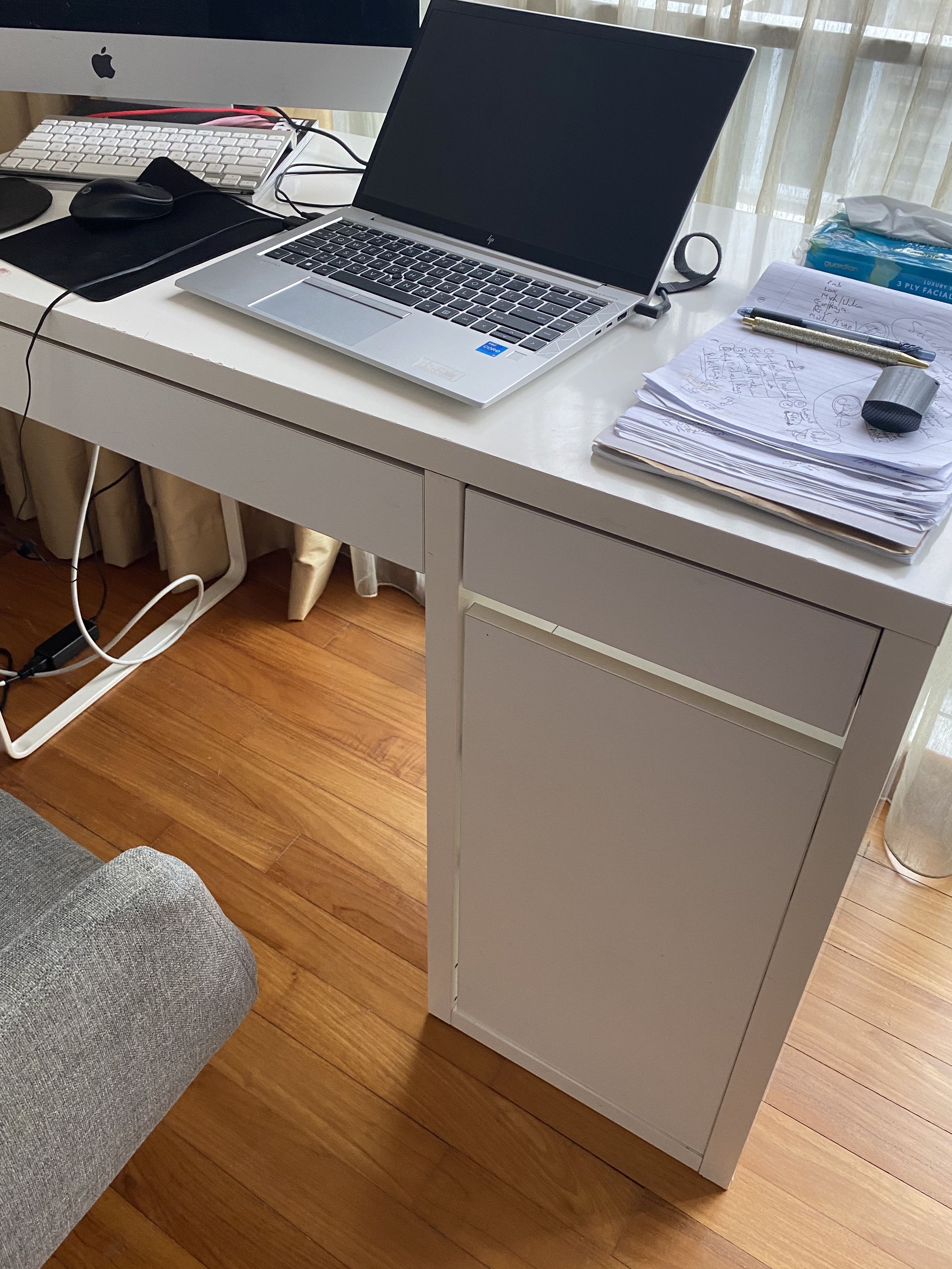 IKEA Study Table, Furniture & Home Living, Furniture, Tables & Sets on ...