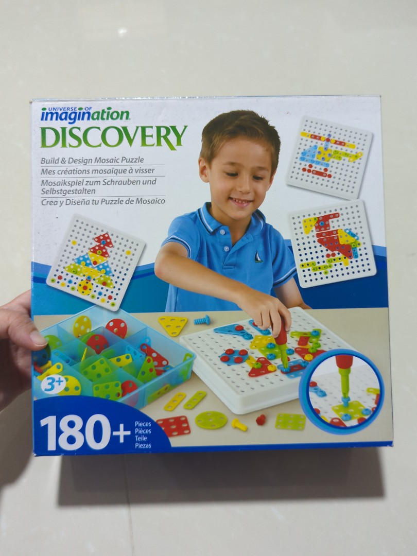 Imagination discovery build and design mosaic puzzle, Hobbies & Toys ...