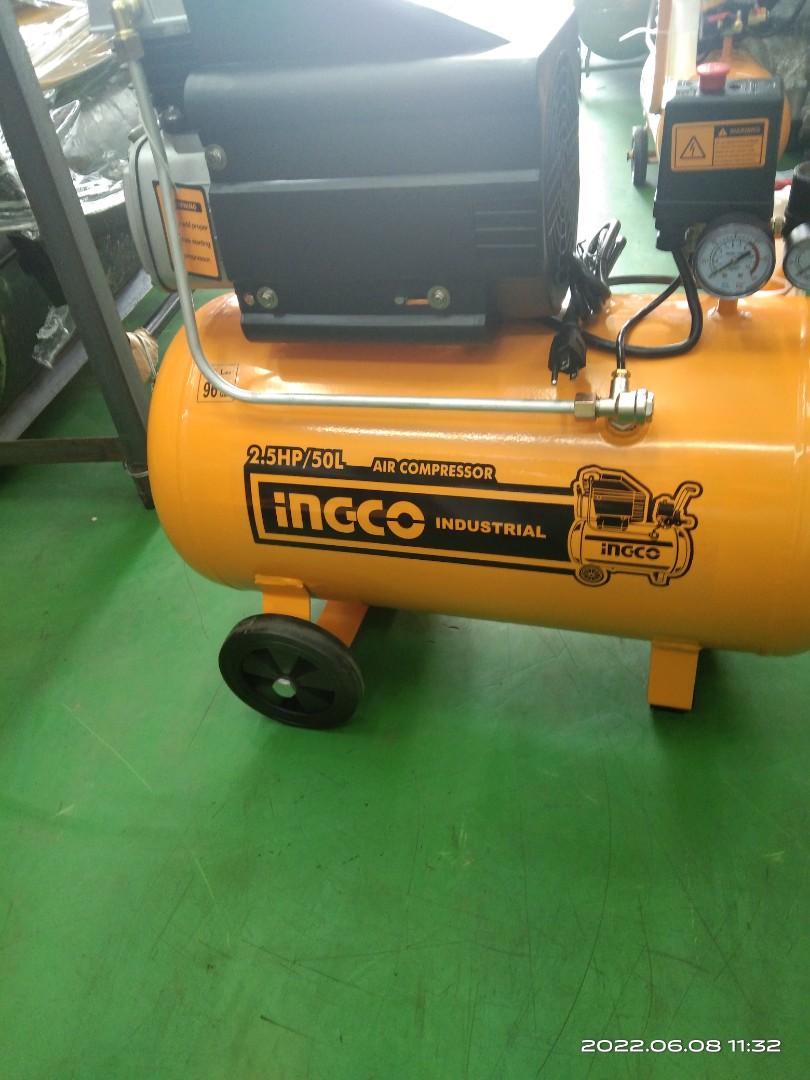Ingco air compressor, Commercial & Industrial, Construction Tools ...