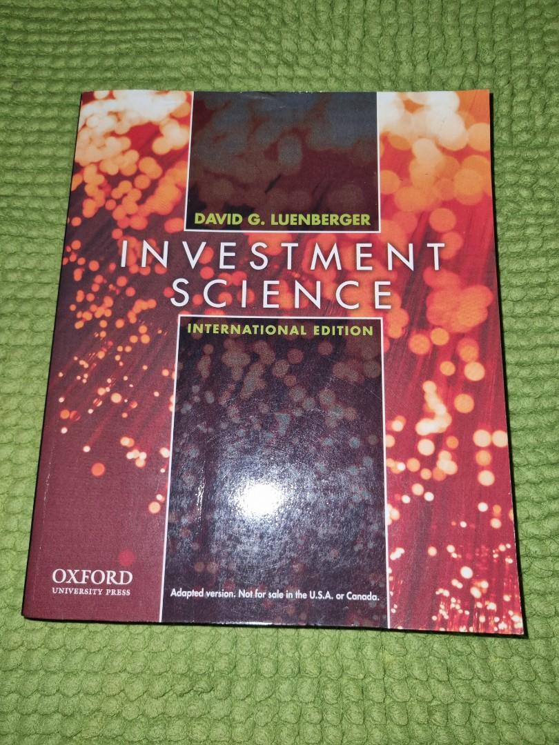 Investment Science - International Edition - David G. Luenberger ...