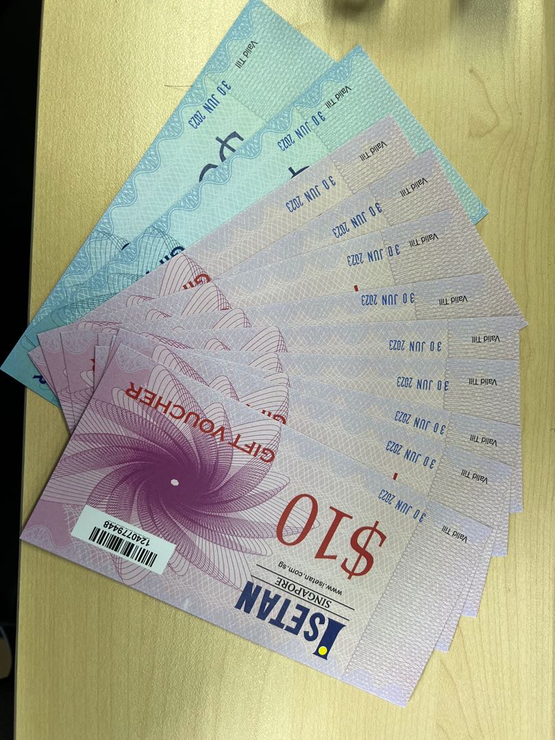 Isetan $200 gift voucher, Tickets & Vouchers, Vouchers on Carousell