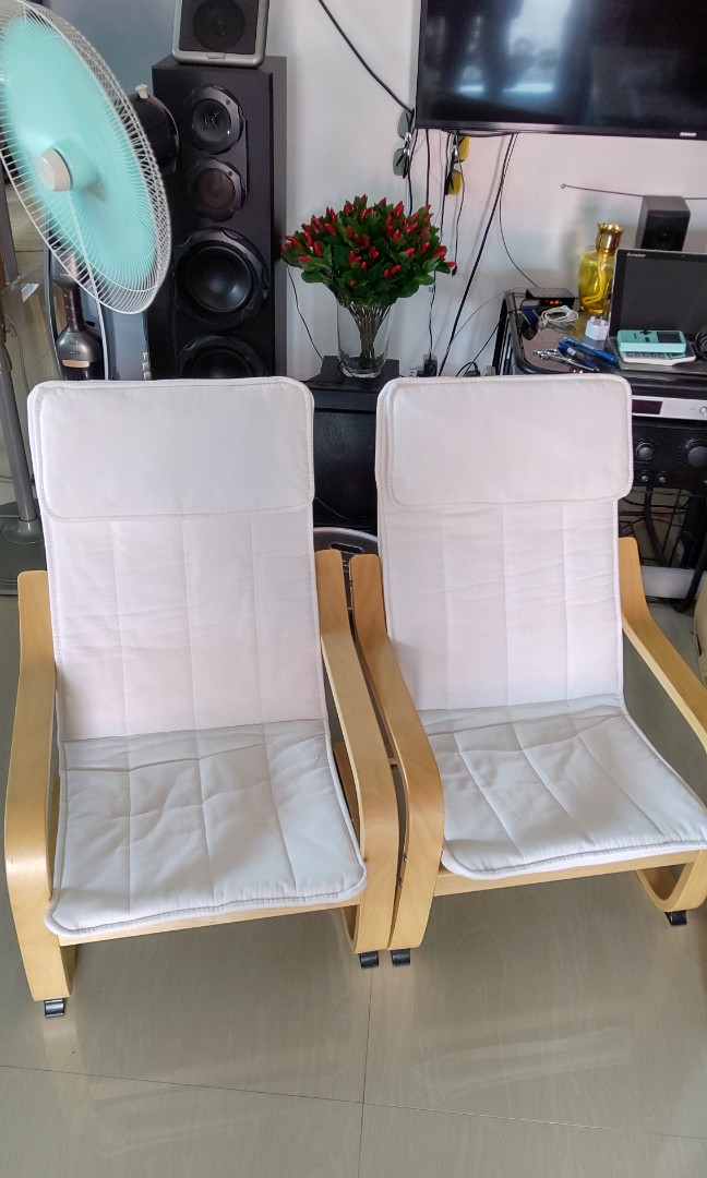 2 Kids chair Ikea poang for 2k, Babies & Kids, Baby Nursery & Kids ...