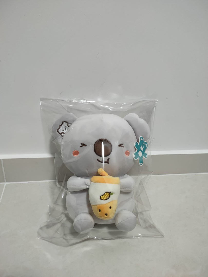 Koala with mango drink, Hobbies & Toys, Toys & Games on Carousell