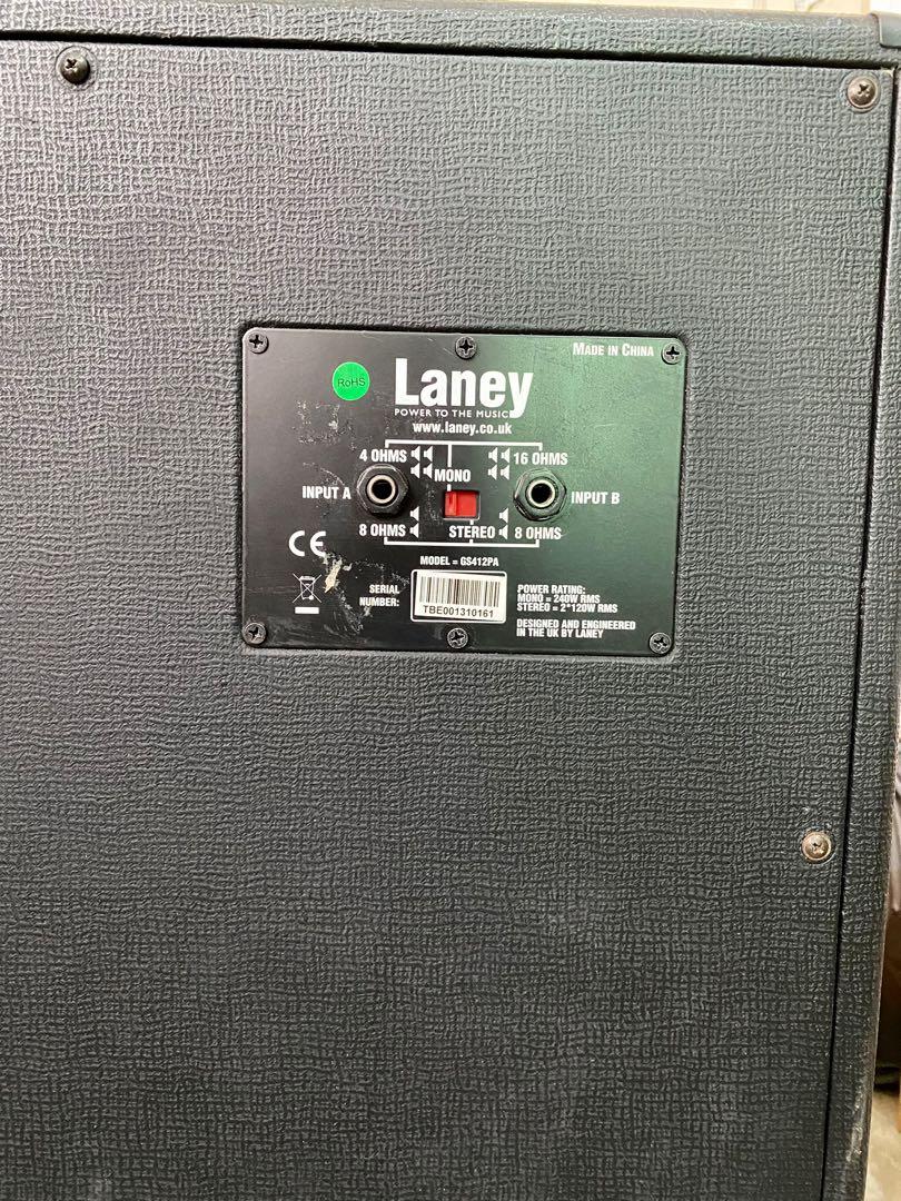 Laney amp cabinet - GS412PA, Audio, Soundbars, Speakers & Amplifiers on ...