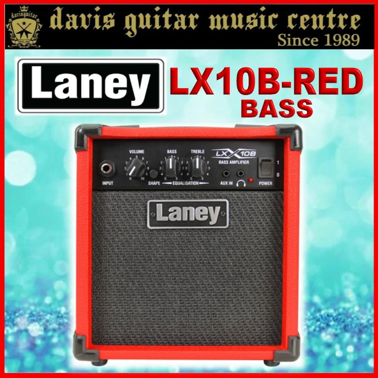 Laney LX10B Bass Red Guitar Amplifier, Hobbies & Toys, Music & Media ...
