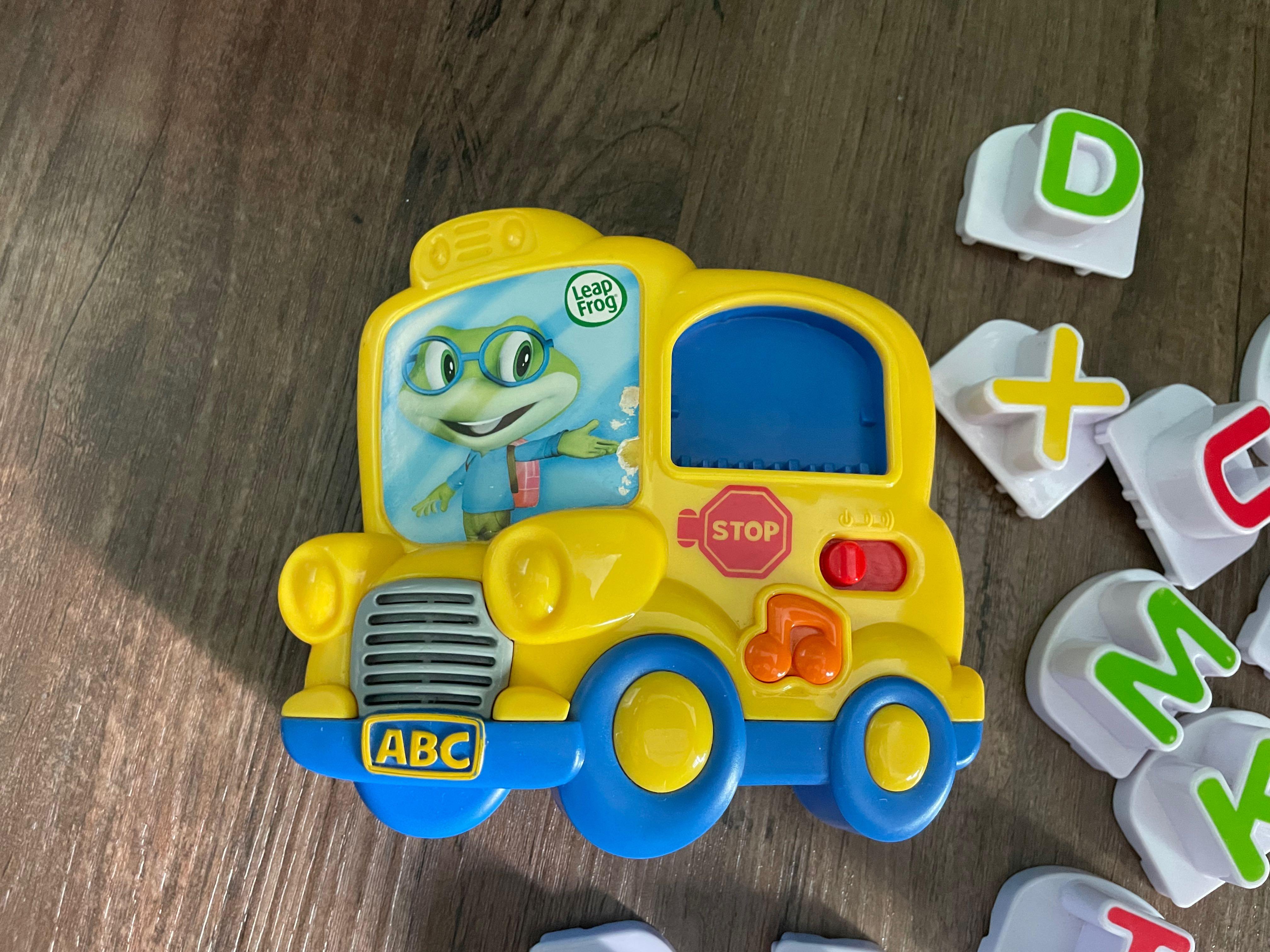 Leapfrog alphabet bus, Babies & Kids, Infant Playtime on Carousell