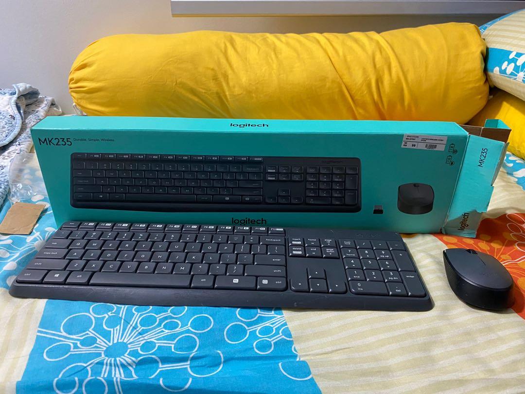 Logitech MK235 Wireless Keyboard + Mouse, Computers & Tech, Parts & Accessories, Computer ...