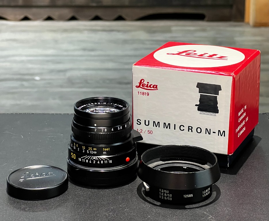 (Lucky serial number) Leica summicron-m 50mm f2.0 v4 lens tiger claw ...