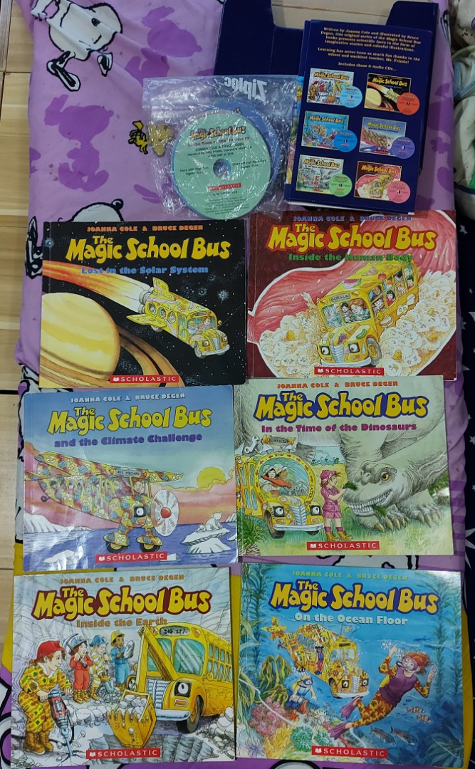 Magic school bus CD set, 興趣及遊戲, 書本 & 文具, 小說 & 故事書 - Carousell