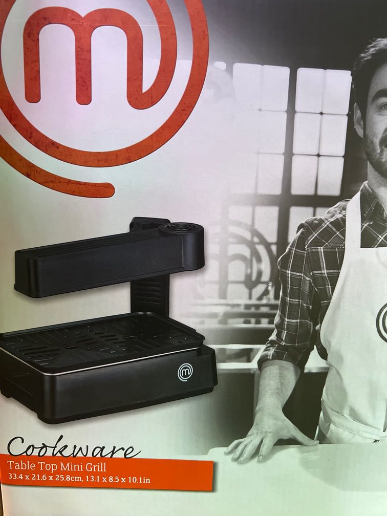 MasterChef Table Top Mini Grill, Furniture & Home Living, Kitchenware ...