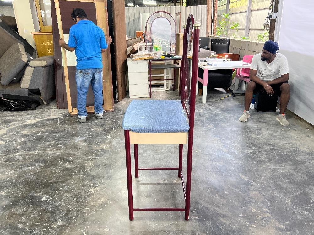 Metal Frame Dressing Table with 1 Drawer / Meja Solek Bingkai Logam ...