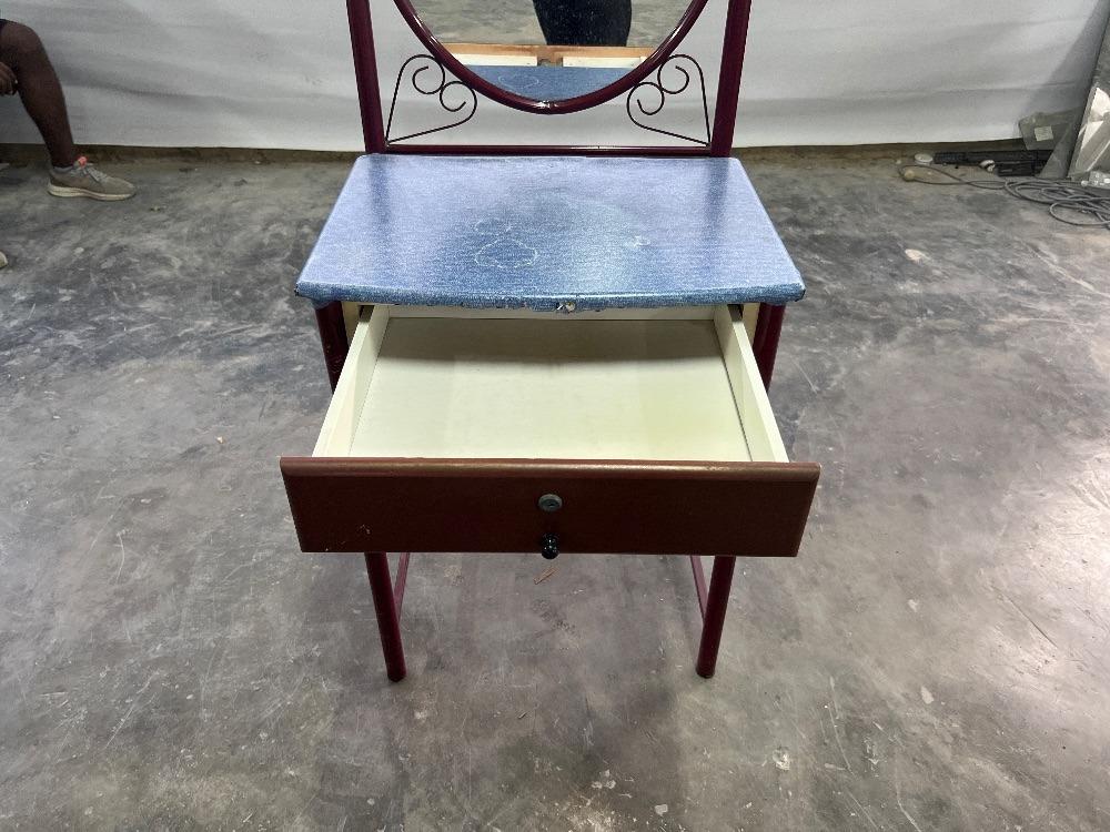 Metal Frame Dressing Table with 1 Drawer / Meja Solek Bingkai Logam ...