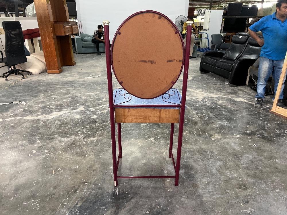 Metal Frame Dressing Table with 1 Drawer / Meja Solek Bingkai Logam ...