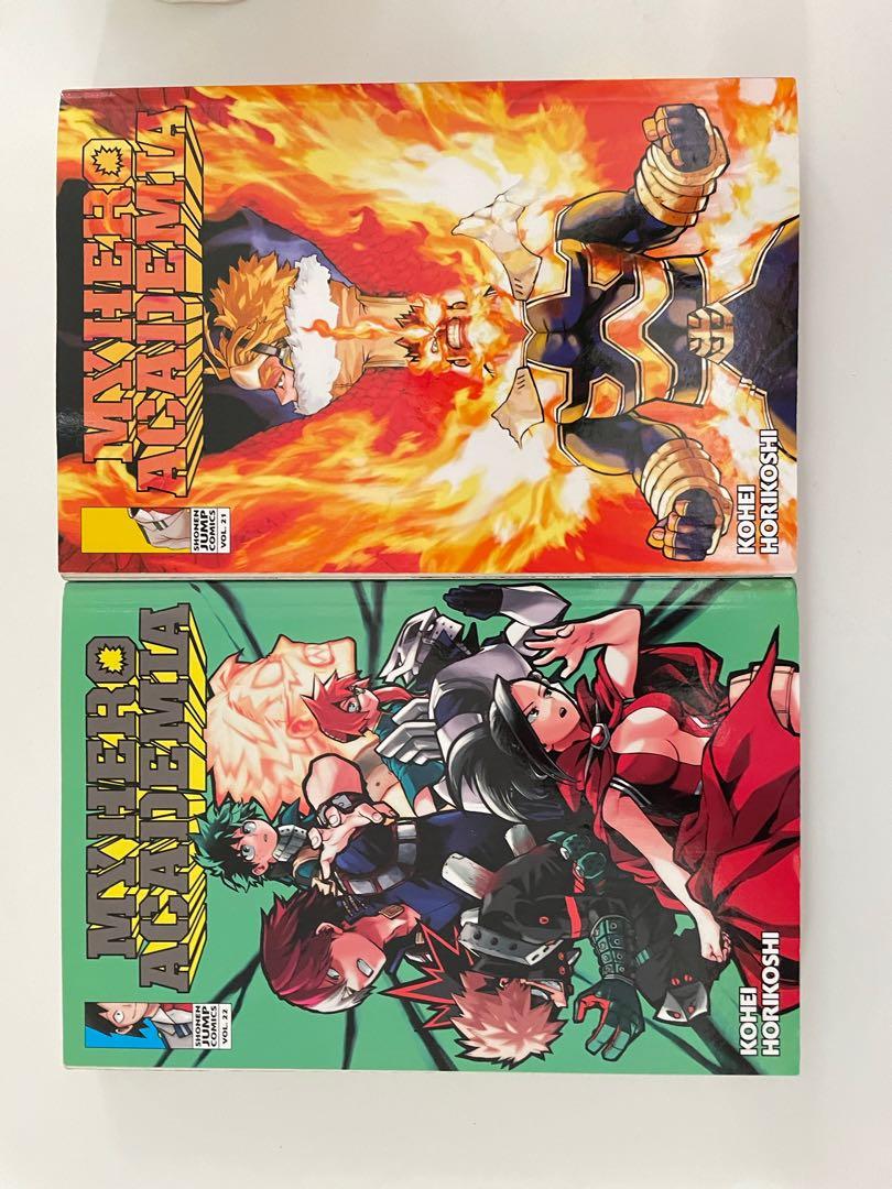 MHA (BNHA) manga vols 21-24, Hobbies & Toys, Books & Magazines, Comics ...