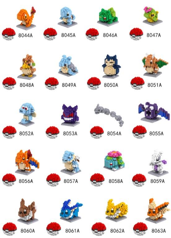 Mini Pokemon Lego Building Blocks, Hobbies & Toys, Toys & Games on ...