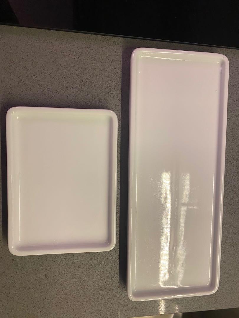 Muji Porcelain Tray Large and Small, Furniture & Home Living, Home ...