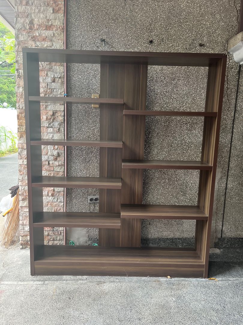 Multi-Level Wooden Bookshelf, Furniture & Home Living, Furniture ...