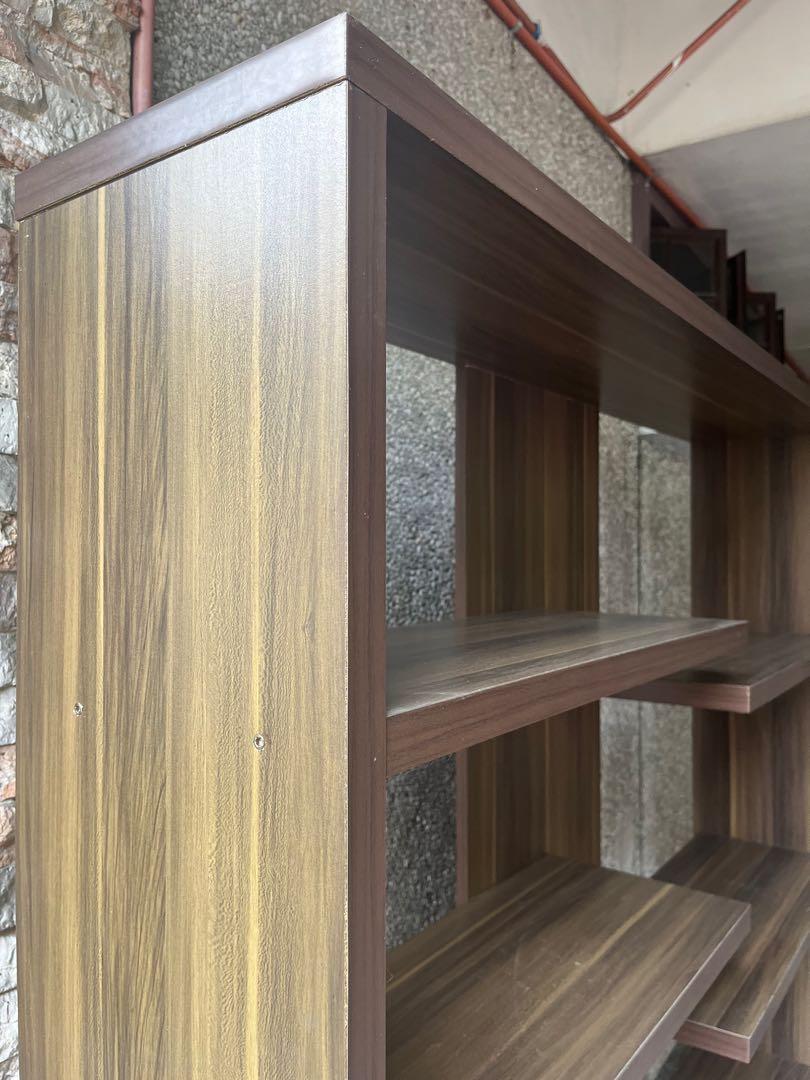 Multi-Level Wooden Bookshelf, Furniture & Home Living, Furniture ...