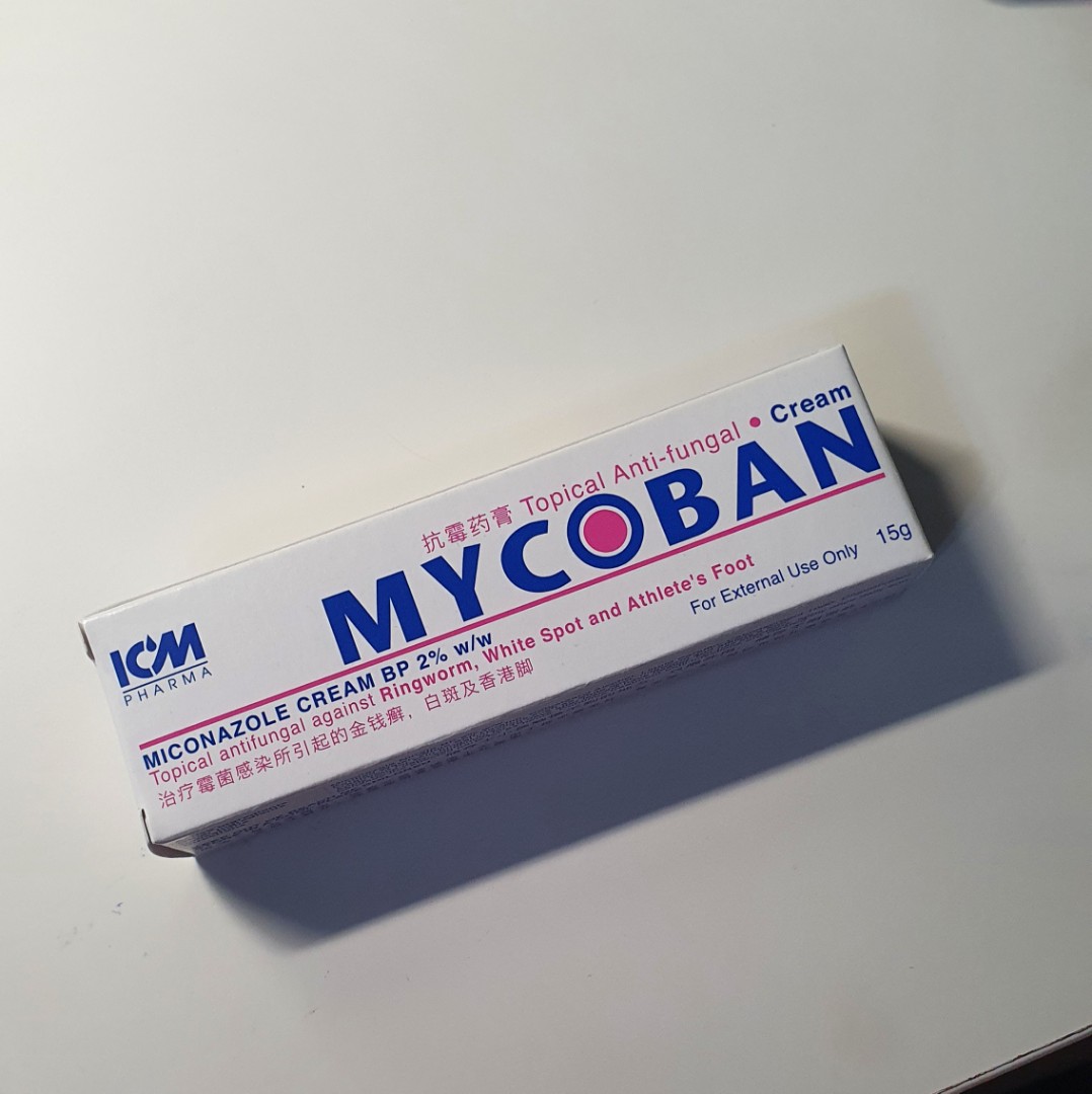 Mycoban Anti-Fungal Cream 15g, Health & Nutrition, Medical Supplies ...