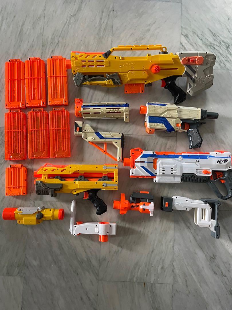 Nerf Gun Bundle, Hobbies & Toys, Toys & Games on Carousell