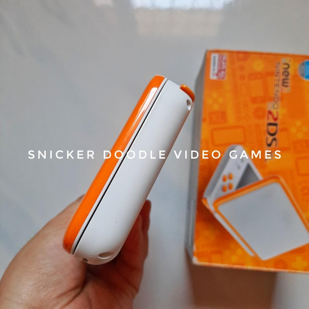 New 2DS XL Orange + White Complete In Box NON CFW, Video Gaming, Video ...