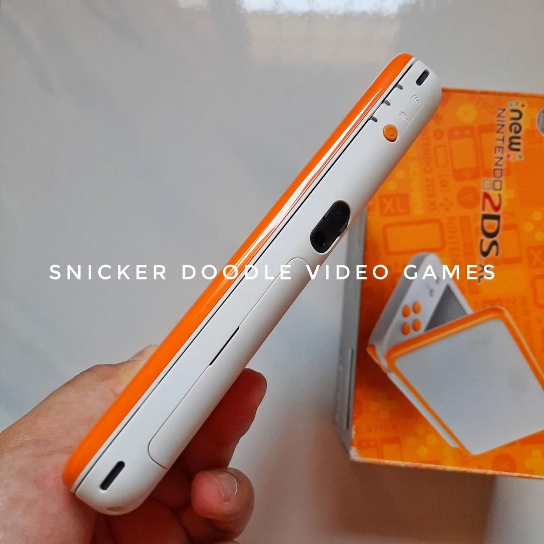 New 2DS XL Orange + White Complete In Box NON CFW, Video Gaming, Video ...