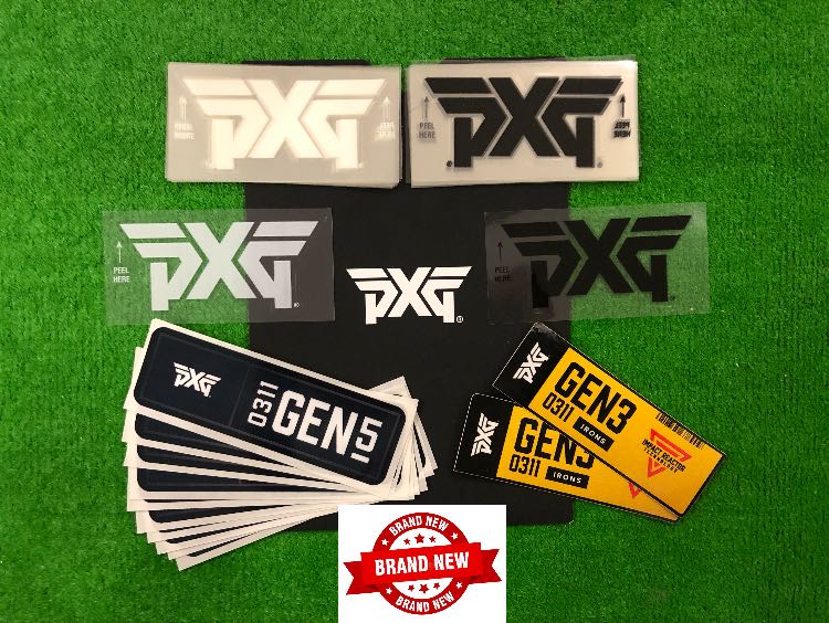 NEW PXG Stickers (PXG Black Logo, PXG White Logo, 0311 GEN5, GEN3 ...