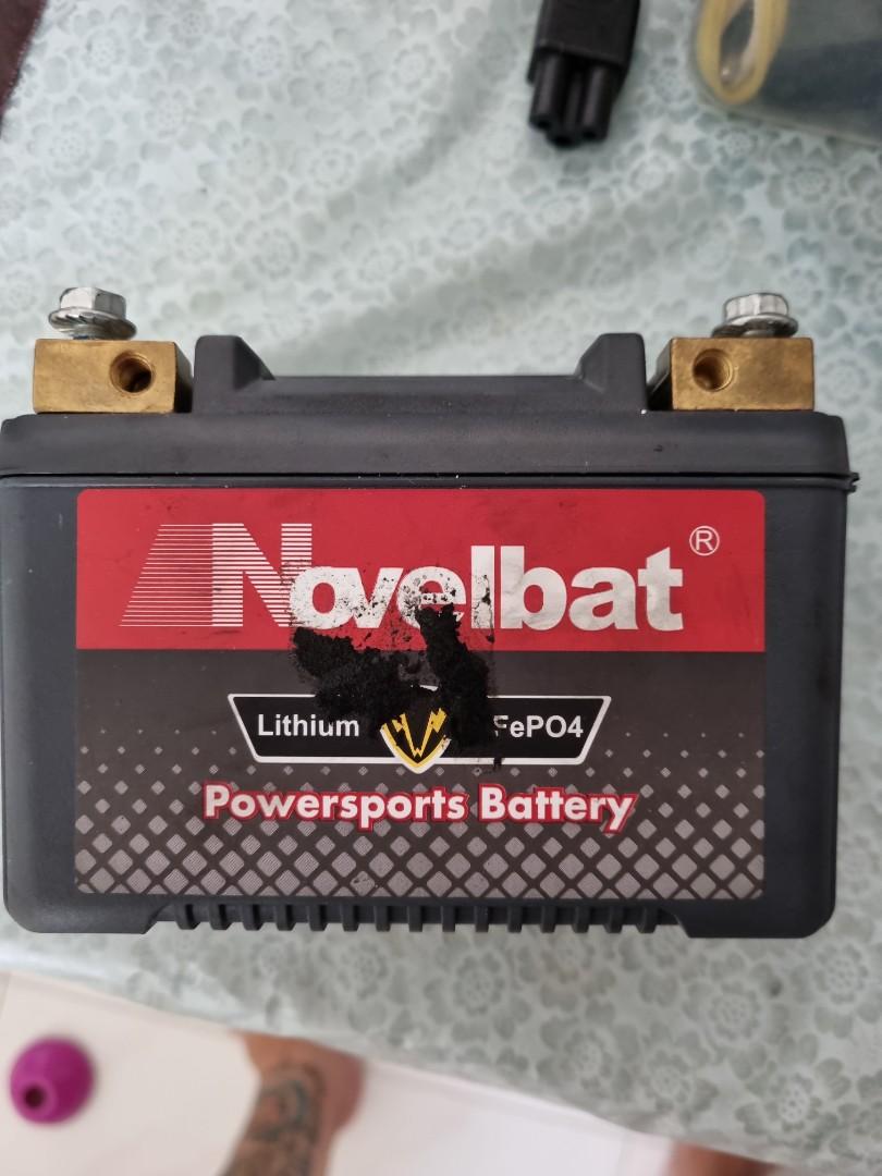 Novelbat lithium LiFePO4 battery, Motorcycles, Motorcycle Accessories ...