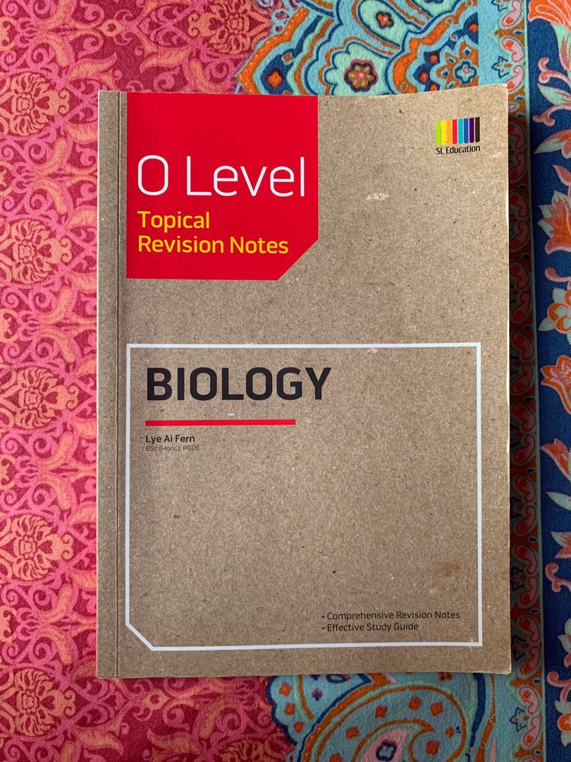 O Level Biology Topical Revision Notes, Hobbies & Toys, Books ...