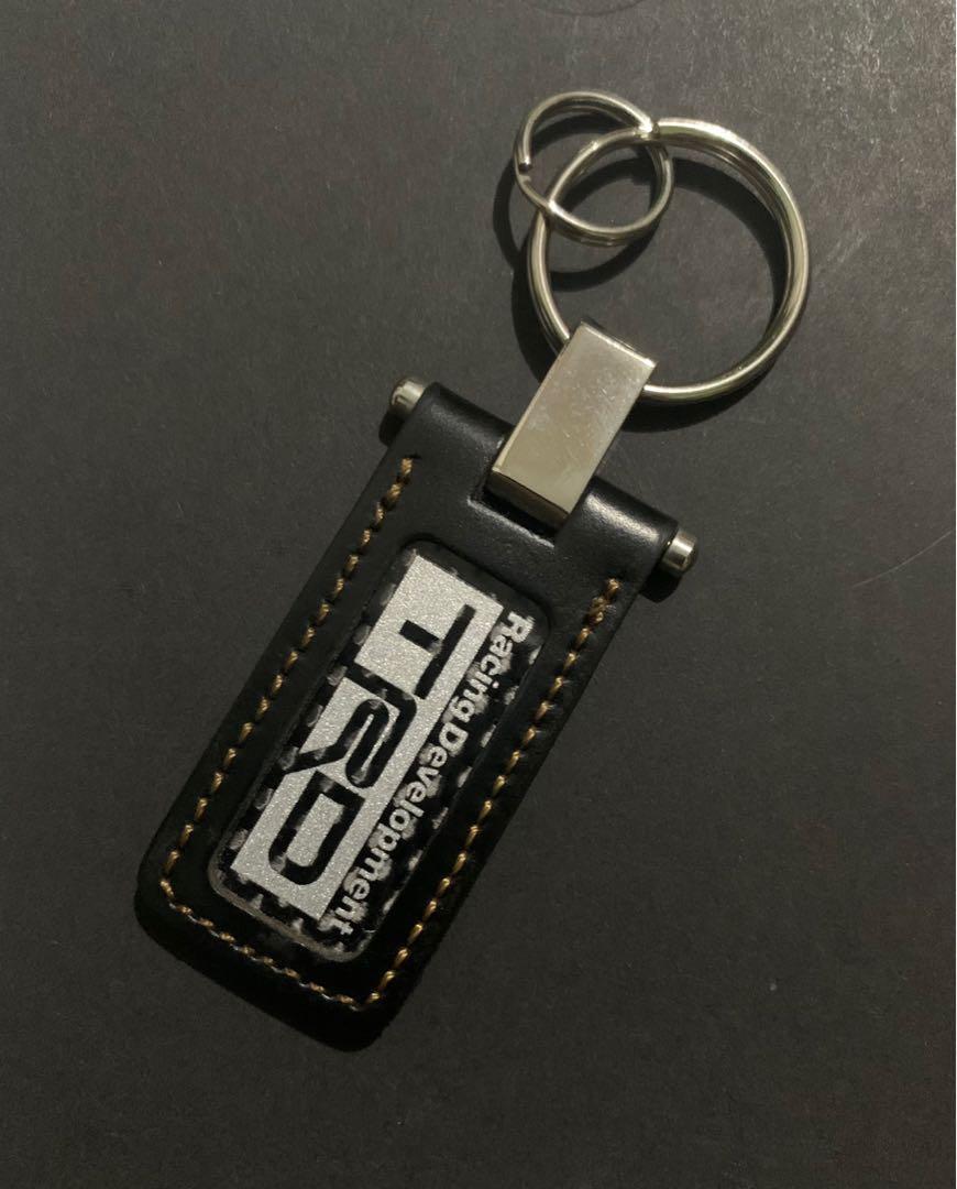 Original TRD Toyota Carbon fiber leather keychain, Car Parts ...